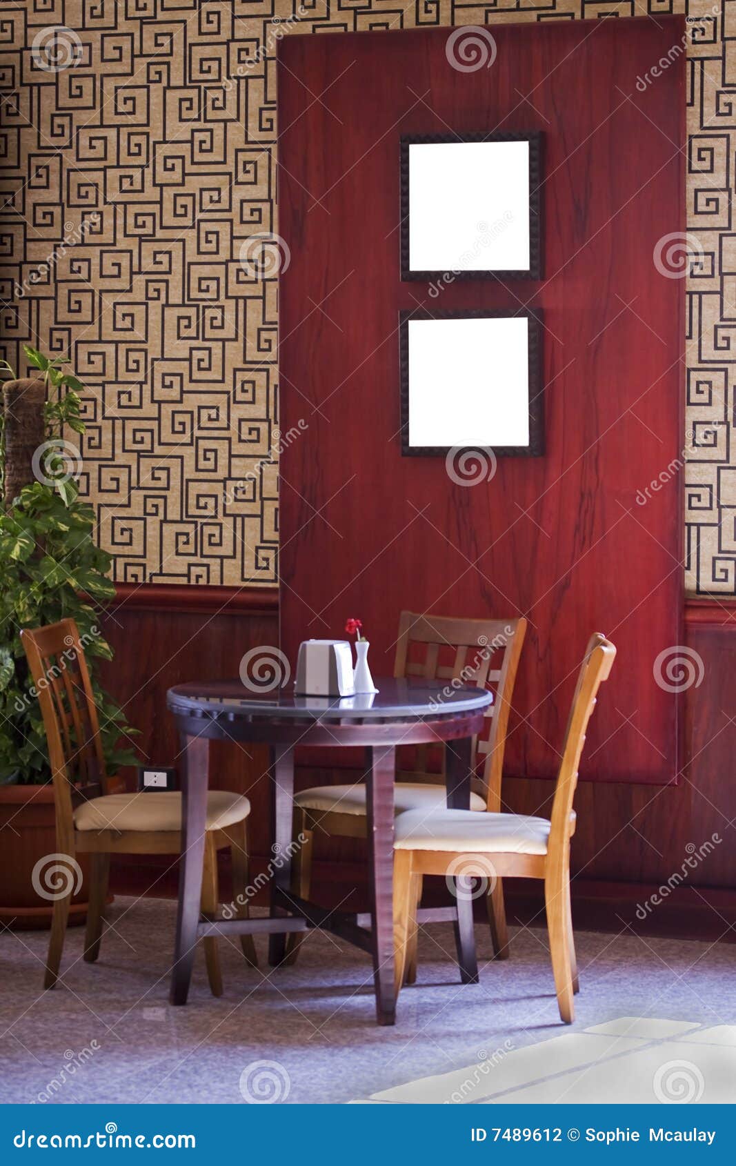 Cafe table and chairs stock photo. Image of setup, table - 7489612