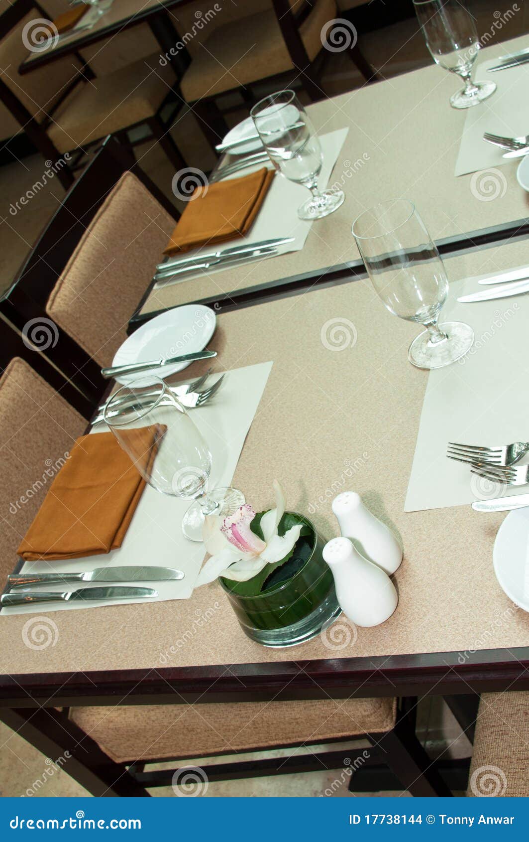 Cafe Table Setting stock photo. Image of setting, decoration - 17738144