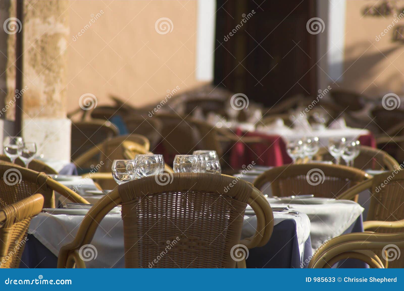 Cafe tables stock image. Image of relax, menu, tables, drink - 985633