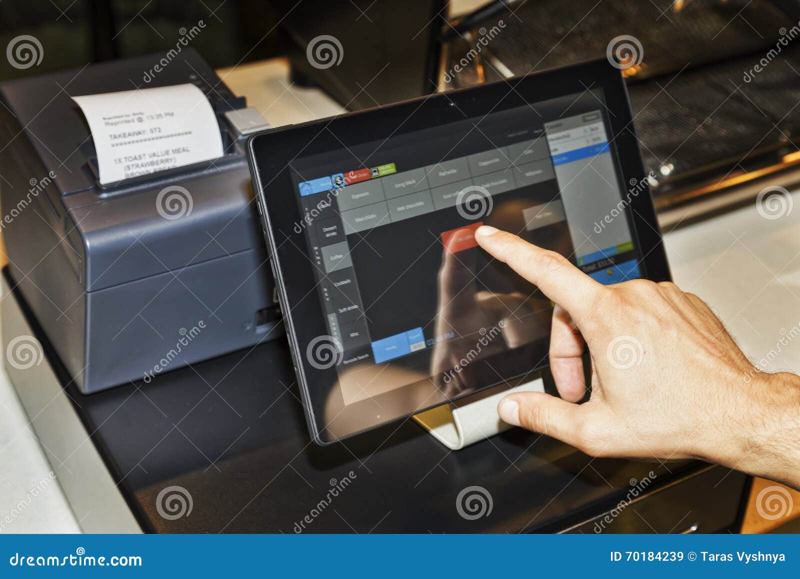 Cafe Tablet Arm Stock Image | CartoonDealer.com #70184239