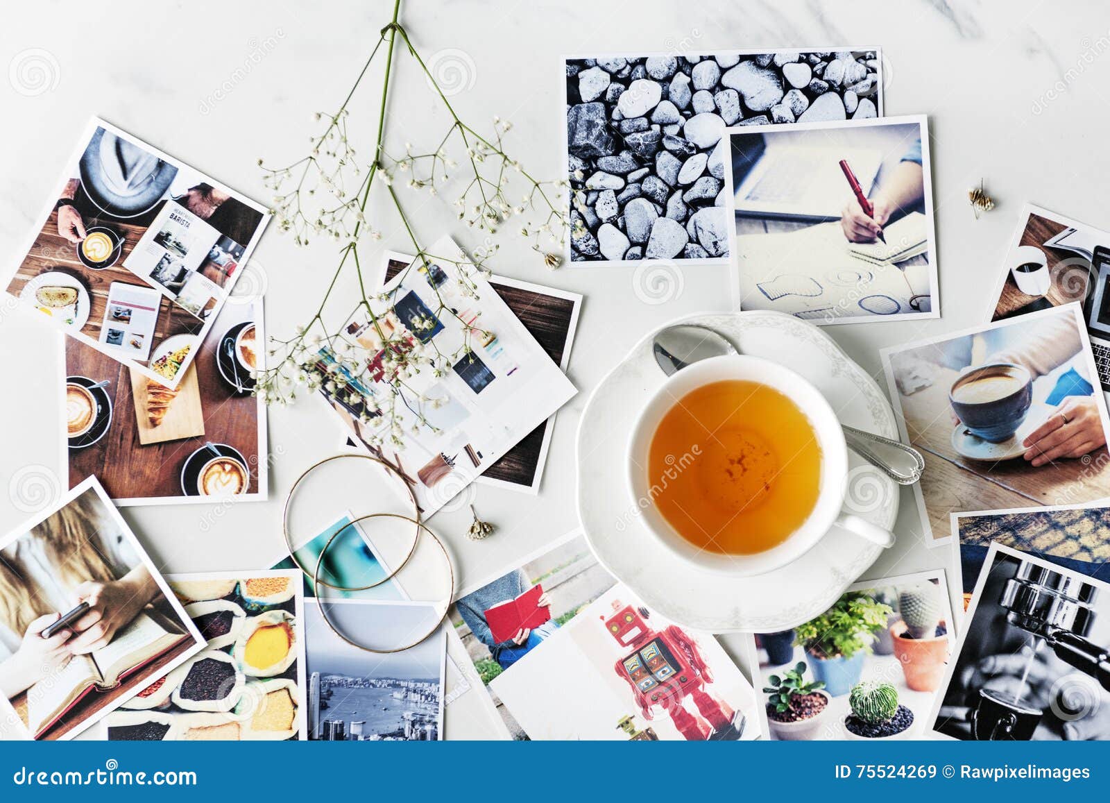 Cafe Tea Time Break Relaxation Photography Concept Stock Image - Image ...