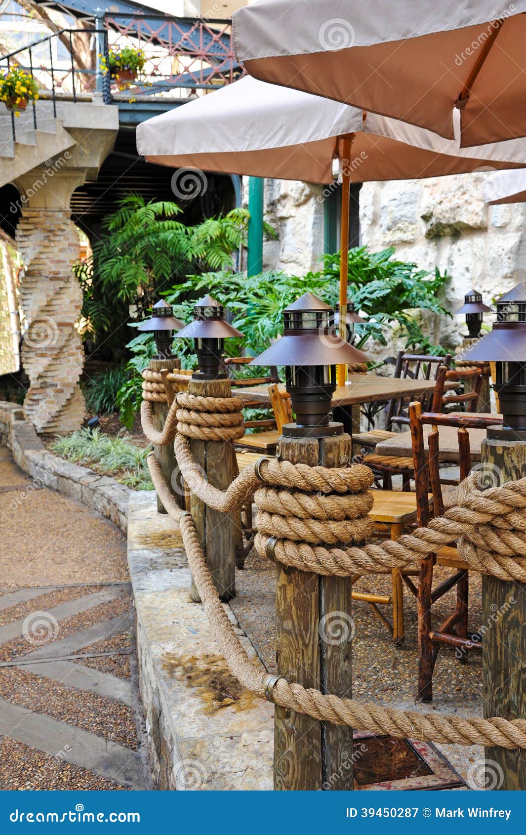 Cafe Terrace stock image. Image of furniture, meal, chairs - 39450287