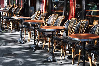 Cafe terrace in Paris stock photo. Image of bistro, parisian - 22128360