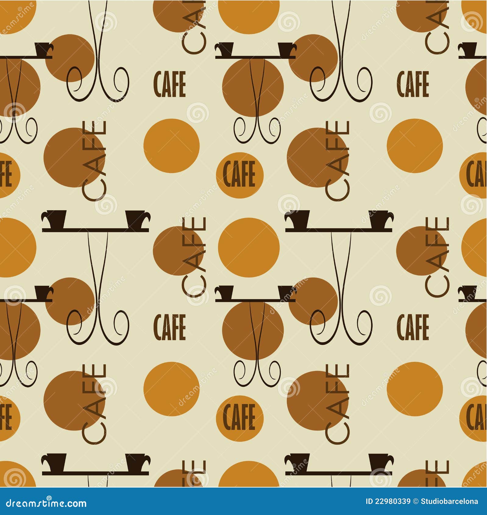 Cafe texture stock vector. Illustration of background - 22980339