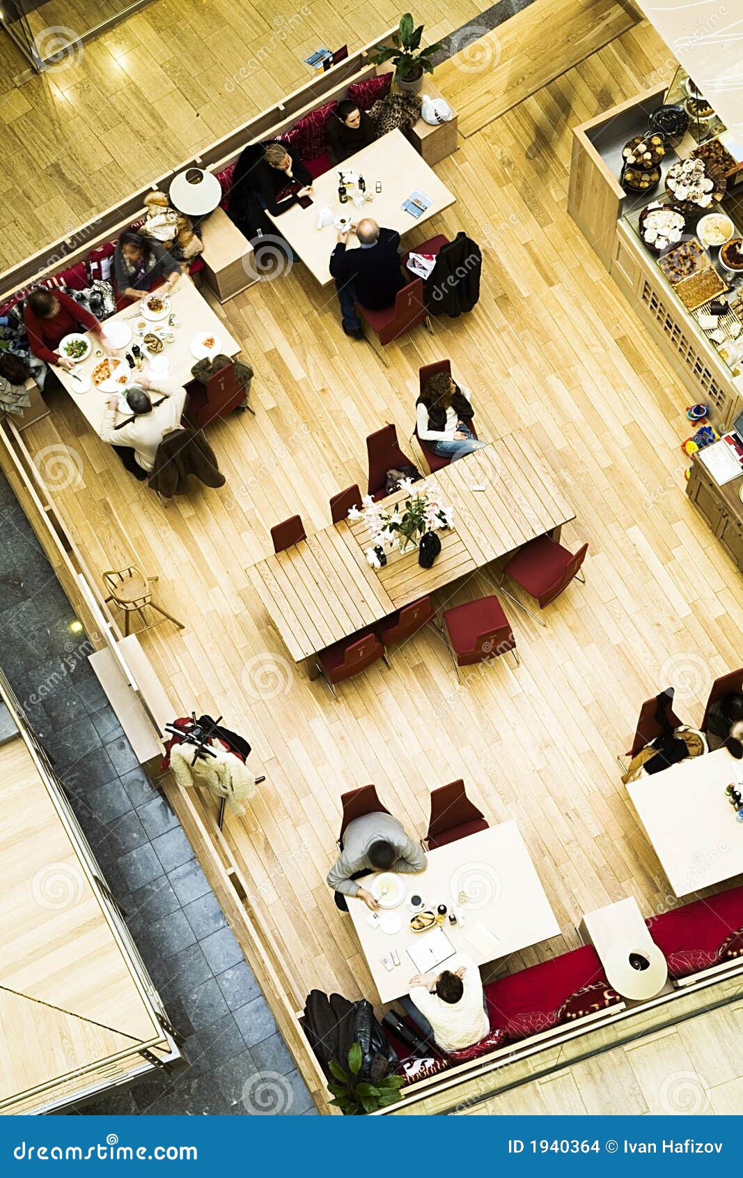 Cafe. top view. stock photo. Image of meeting, people - 1940364