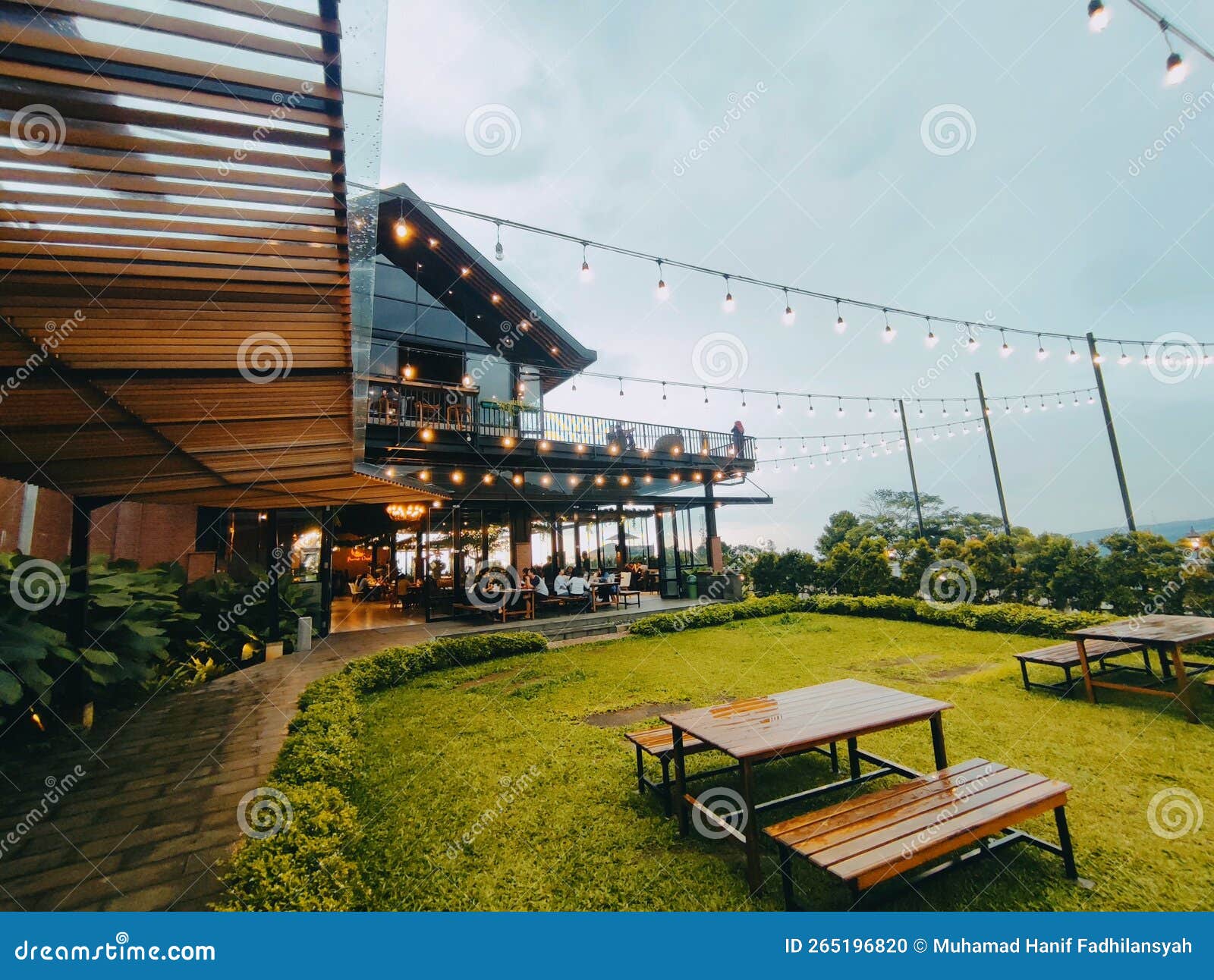 Cafe with View Mountain an Indonesia Editorial Image - Image of plaza ...