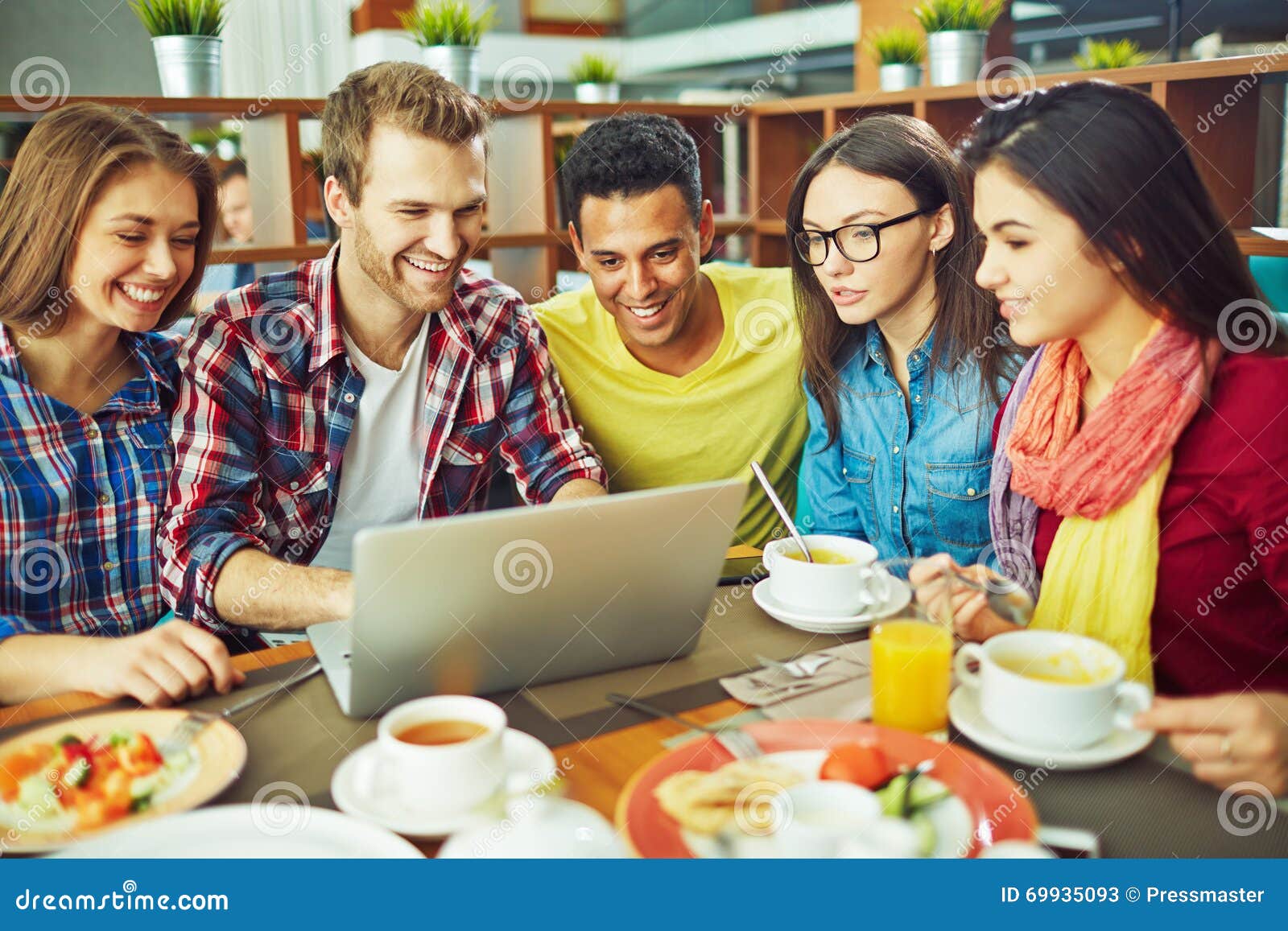In cafe with wi-fi stock image. Image of latinamerican - 69935093