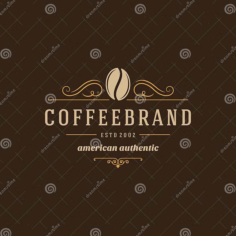 Cafetaria Logo Design Element Ilustração do Vetor - Ilustração de café ...