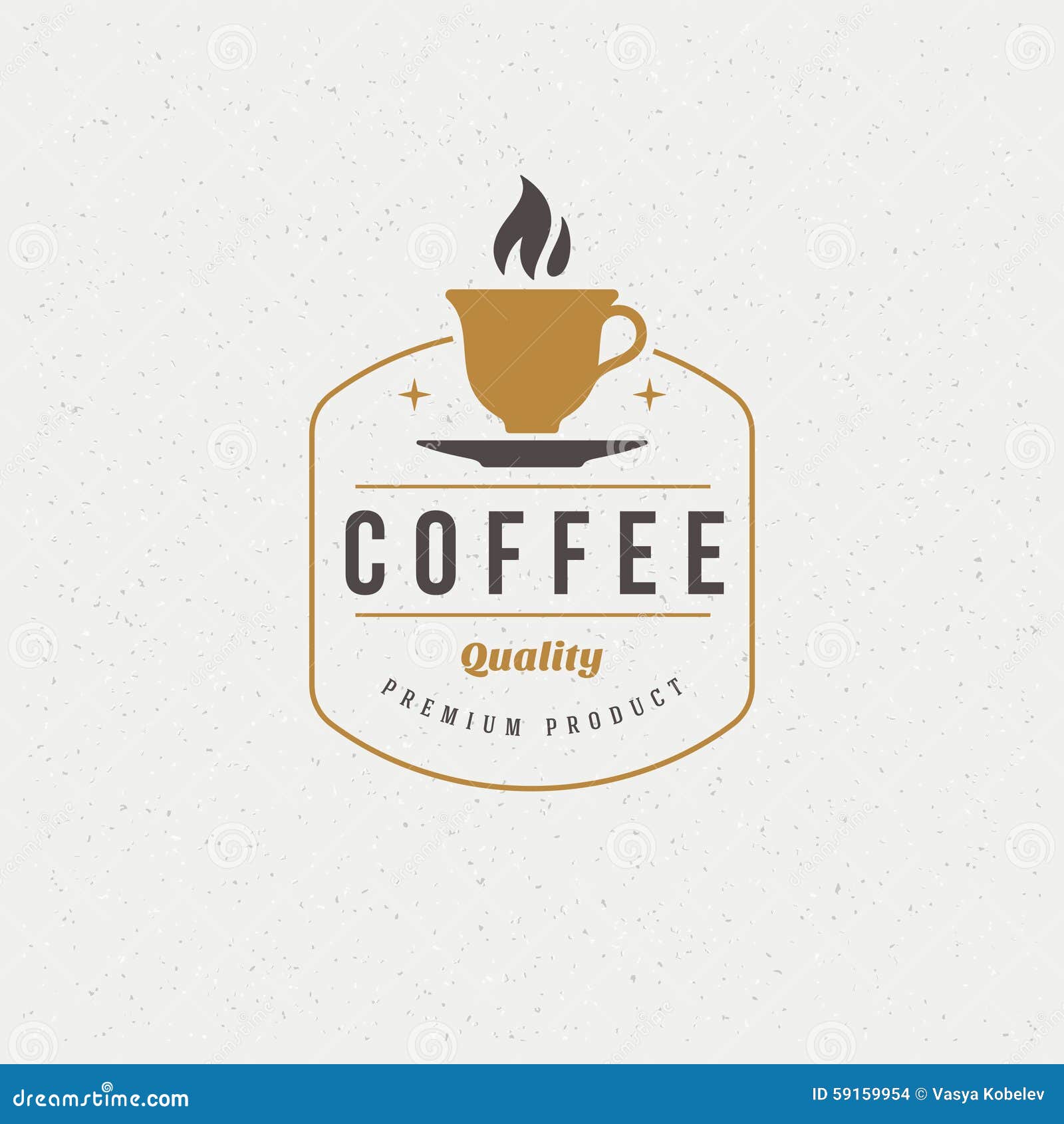 Cafetaria Logo Design Element Ilustração do Vetor - Ilustração de ...