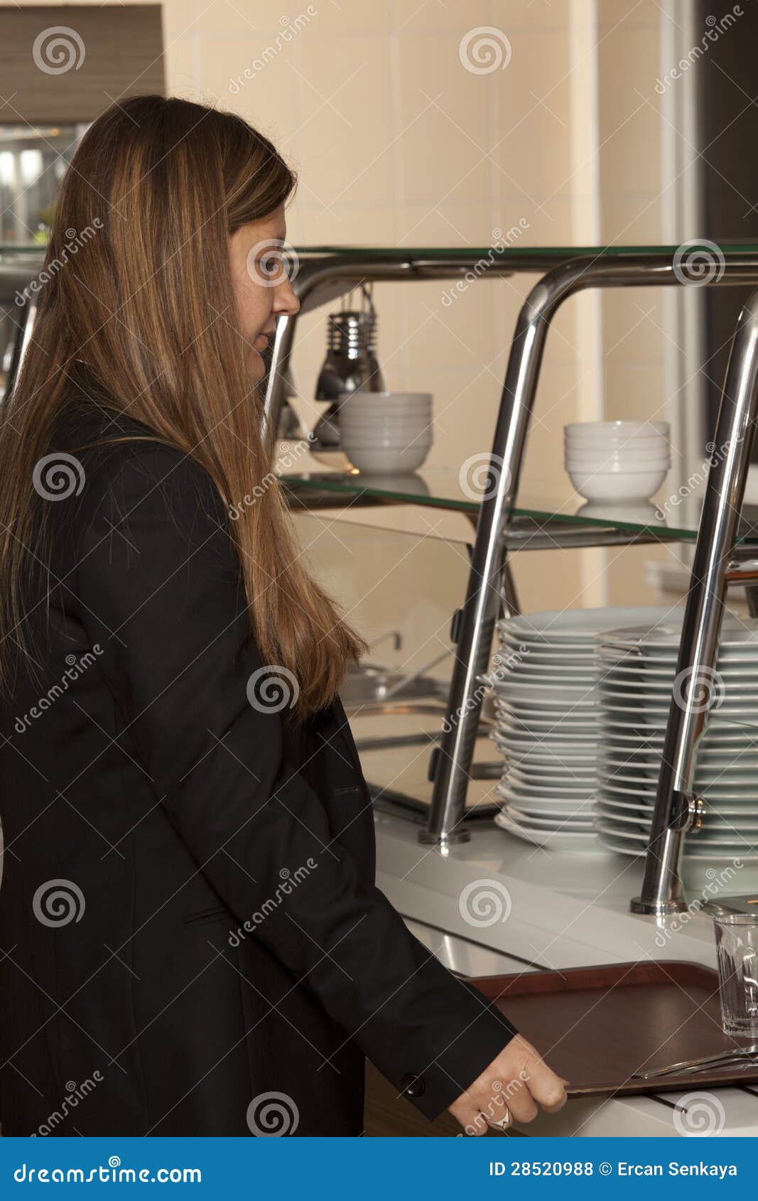 Cafeteria stock photo. Image of salad, food, selection - 28520988