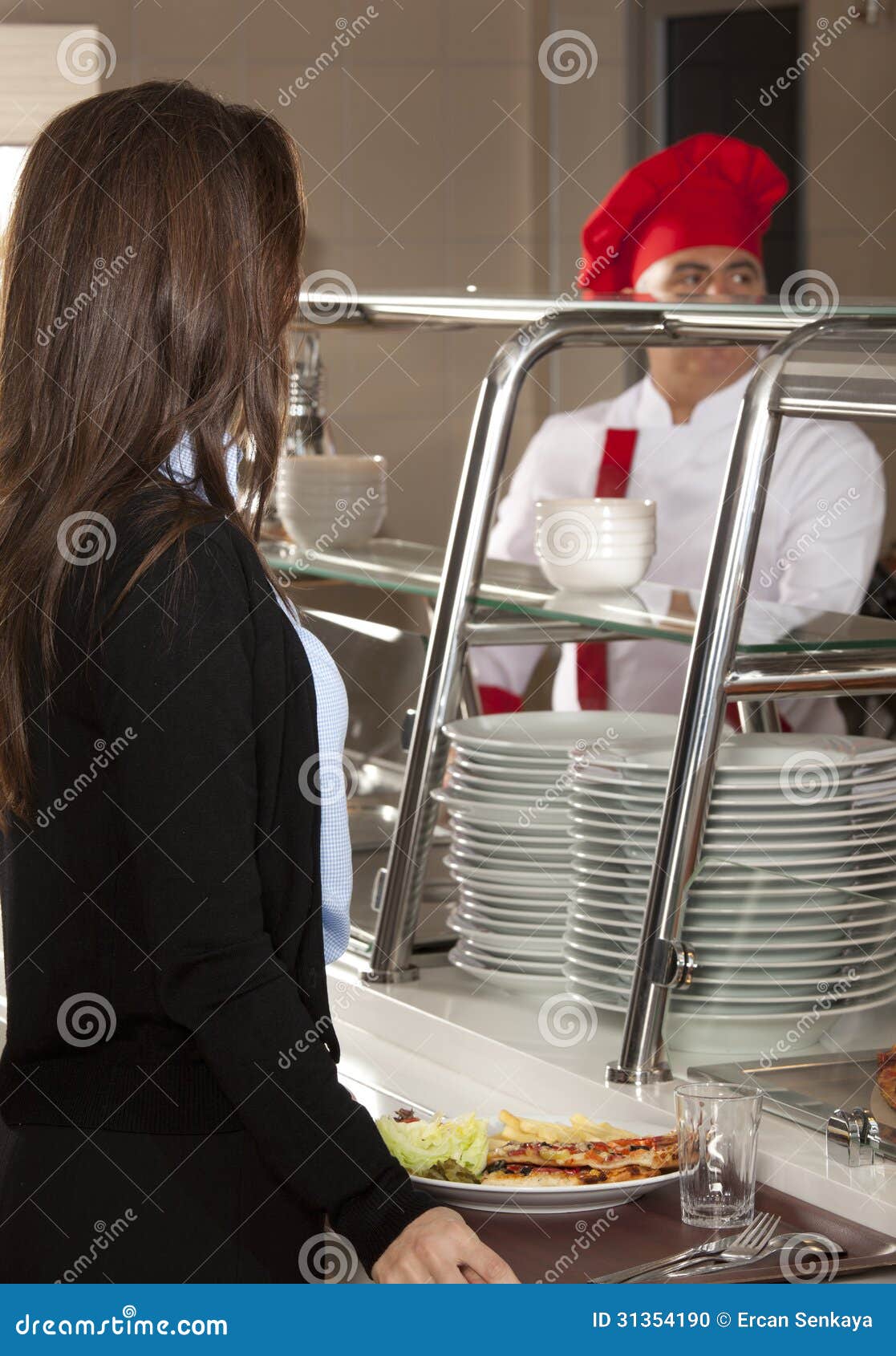 Cafeteria stock photo. Image of lunch, restaurant, buffet - 31354190