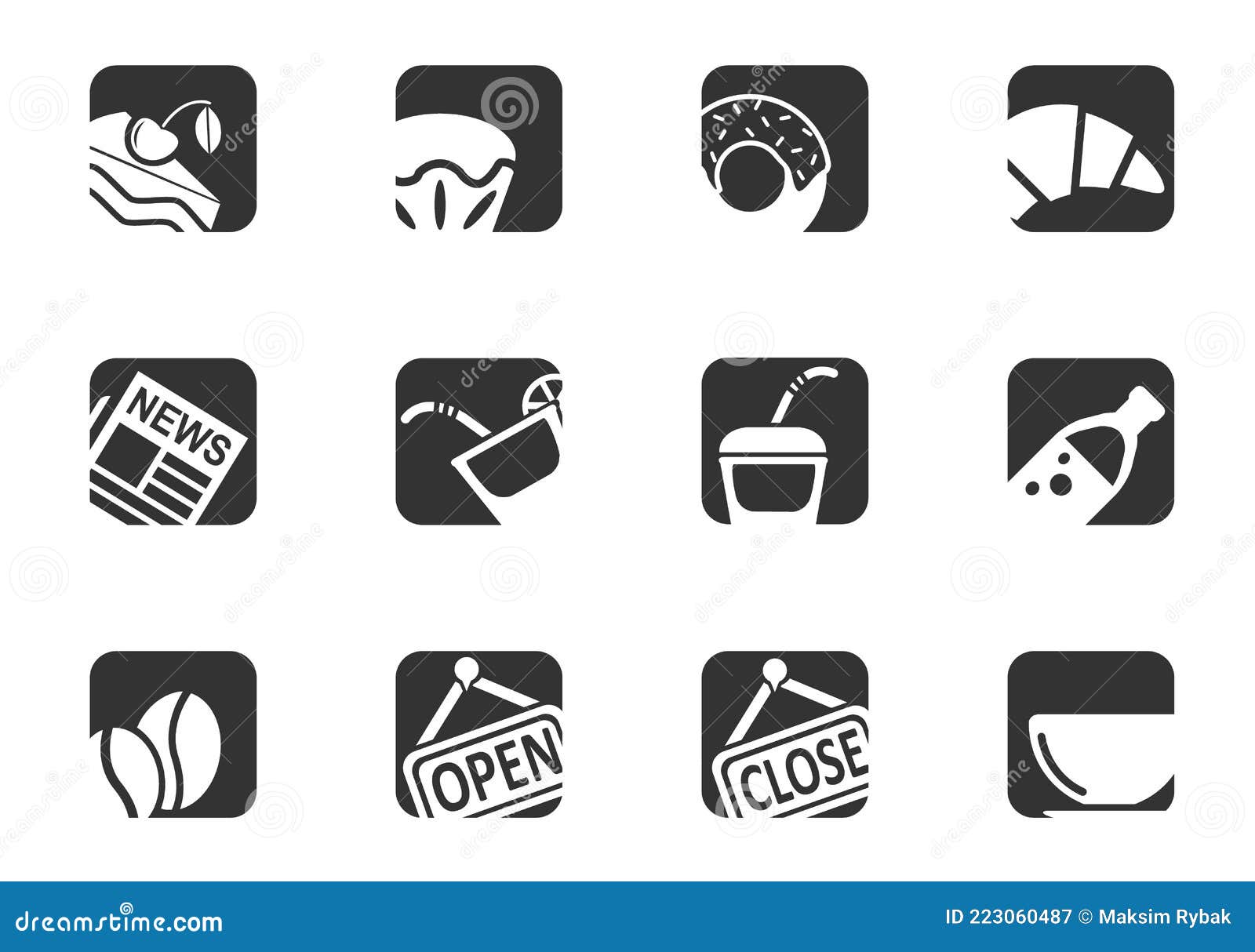 Cafeteria Icon Vector Illustration | CartoonDealer.com #330248338
