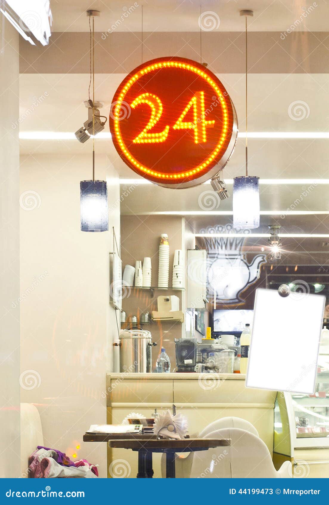 Cafeteria stock image. Image of round, illuminated, golden - 44199473