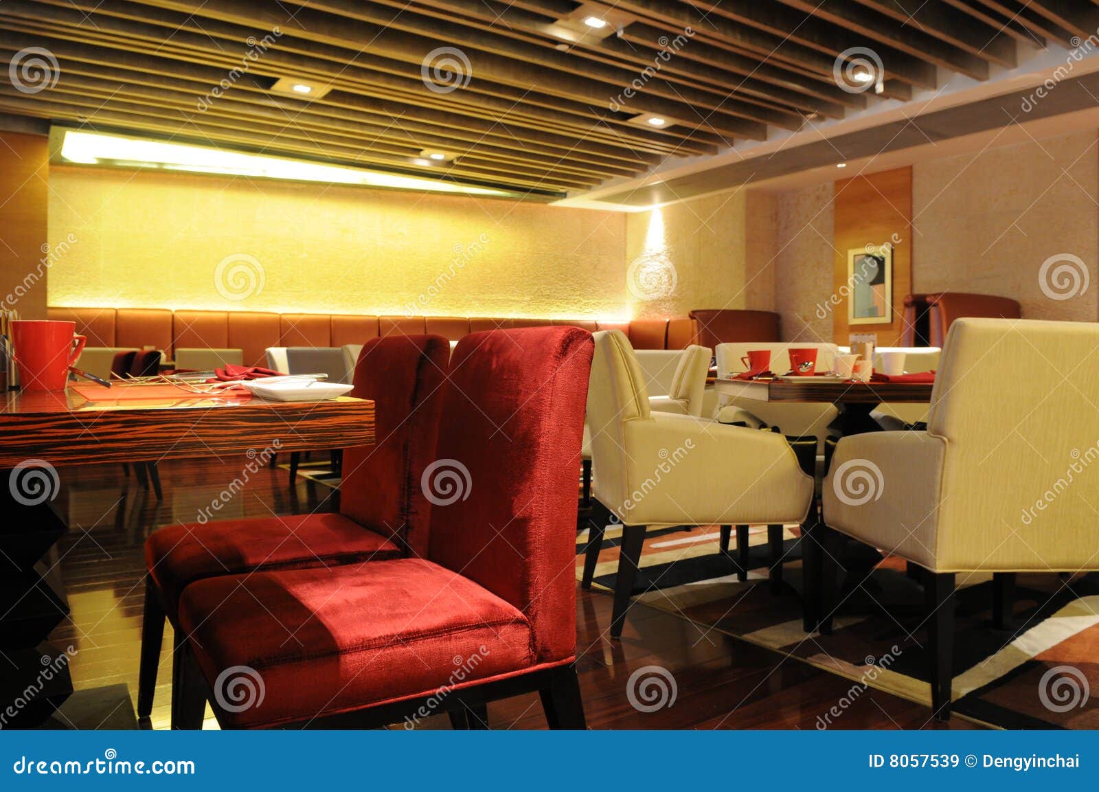 The Cafeteria of a Luxury Hotel Stock Image - Image of cafe, peace: 8057539