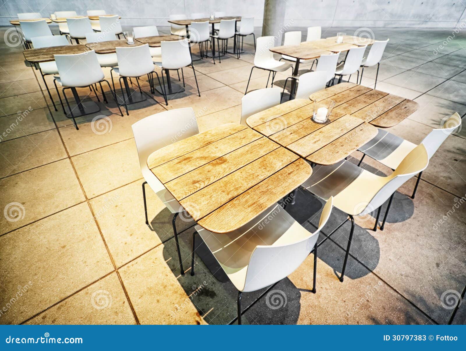 Cafeteria stock image. Image of table, clean, cafe, chair - 30797383
