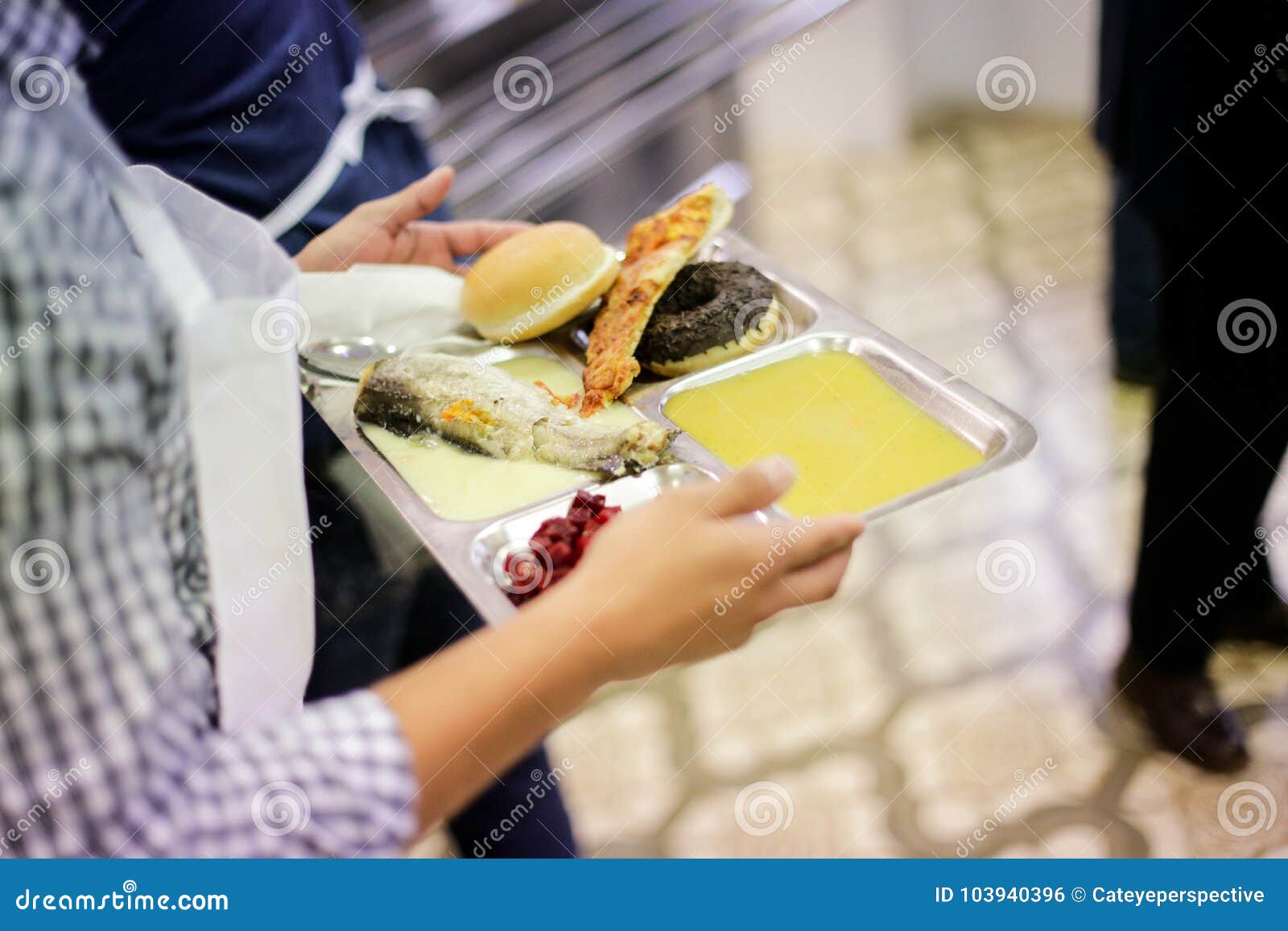 Cafeteria for the poor stock photo. Image of dinner - 103940396
