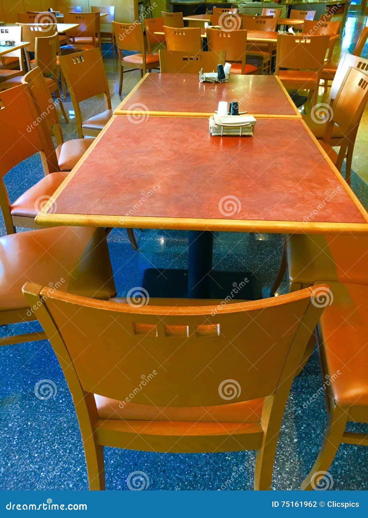 Cafeteria Seating stock photo. Image of pepper, brown - 75161962