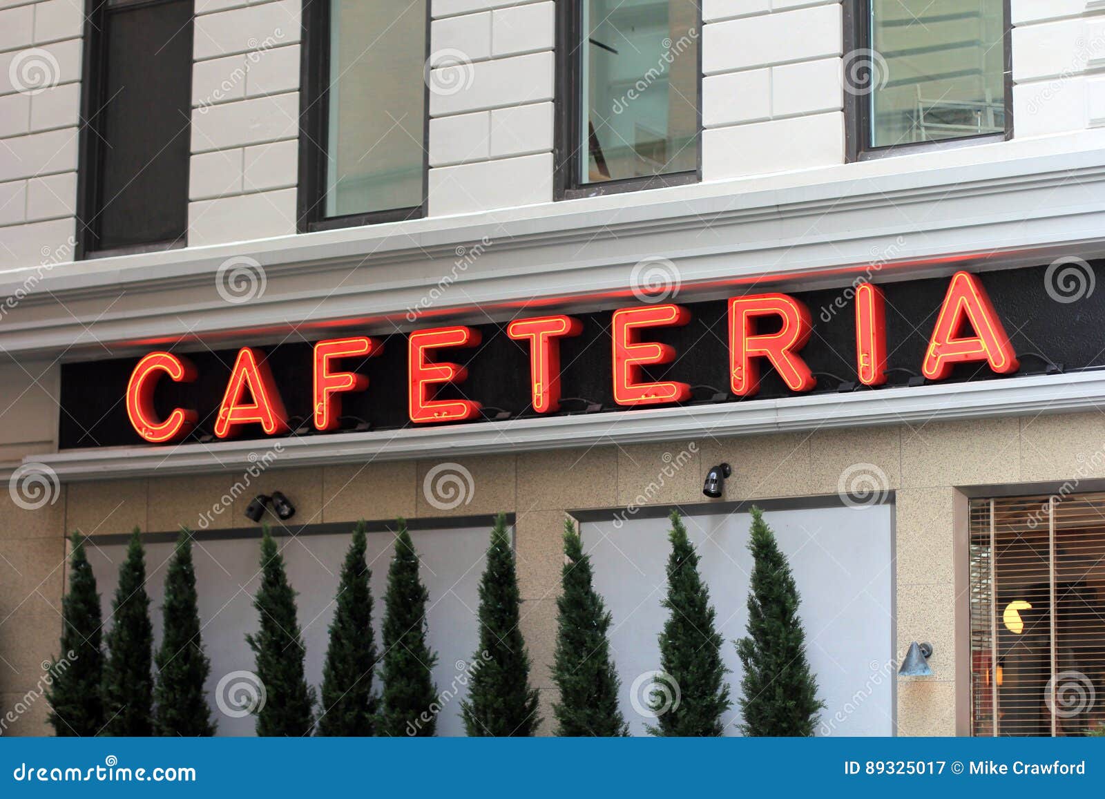 Cafeteria sign stock image. Image of city, lunch, restaurant - 89325017