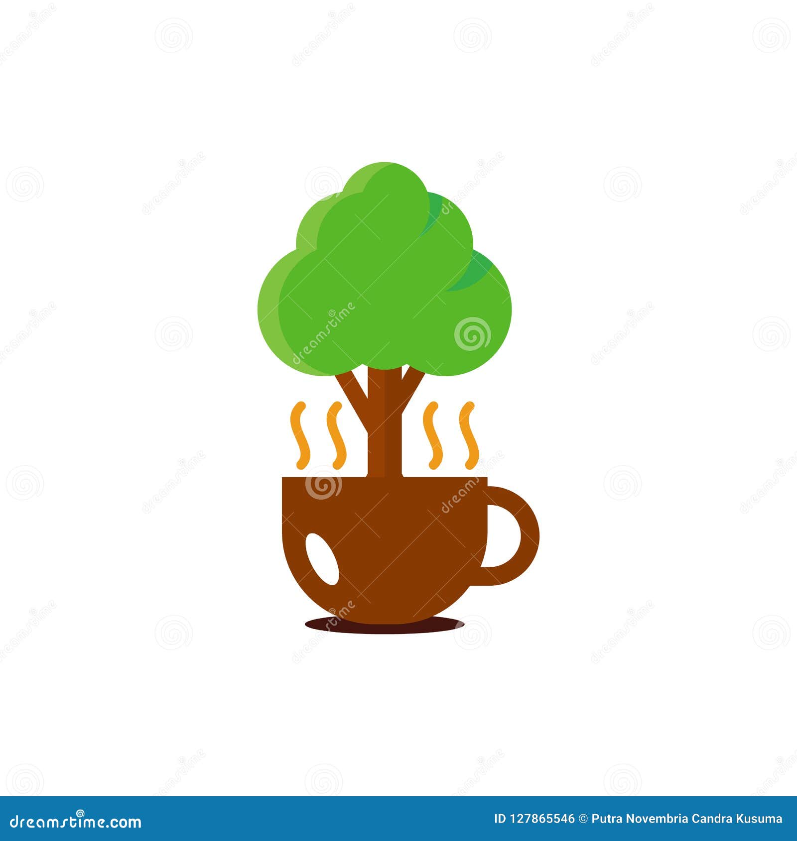 Cafeto Logo Icon Design ilustración del vector. Ilustración de taza ...