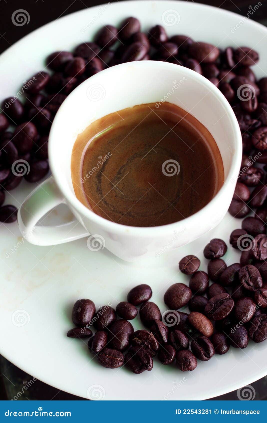 Caffè espresso caldo immagine stock. Immagine di buongustaio - 22543281