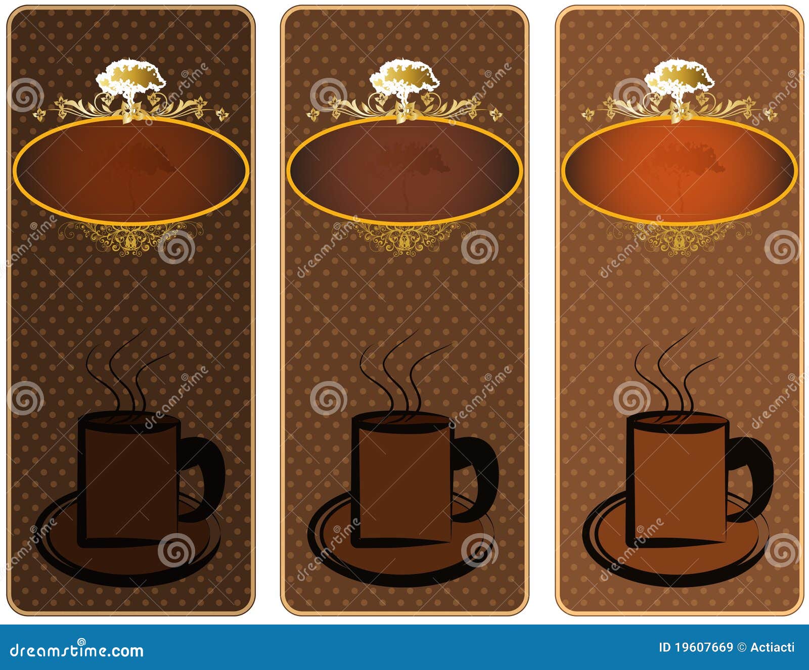Caffe stock vector. Illustration of morning, baked, macchiato - 19607669