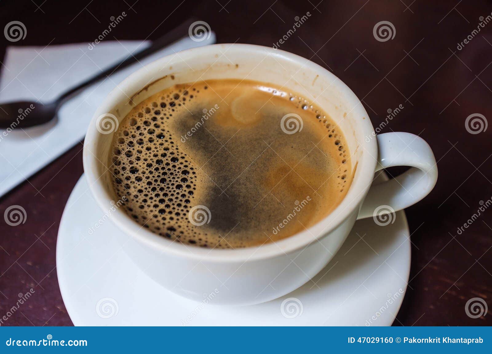Caffe Americano stock photo. Image of caffe, focus, cafe - 47029160