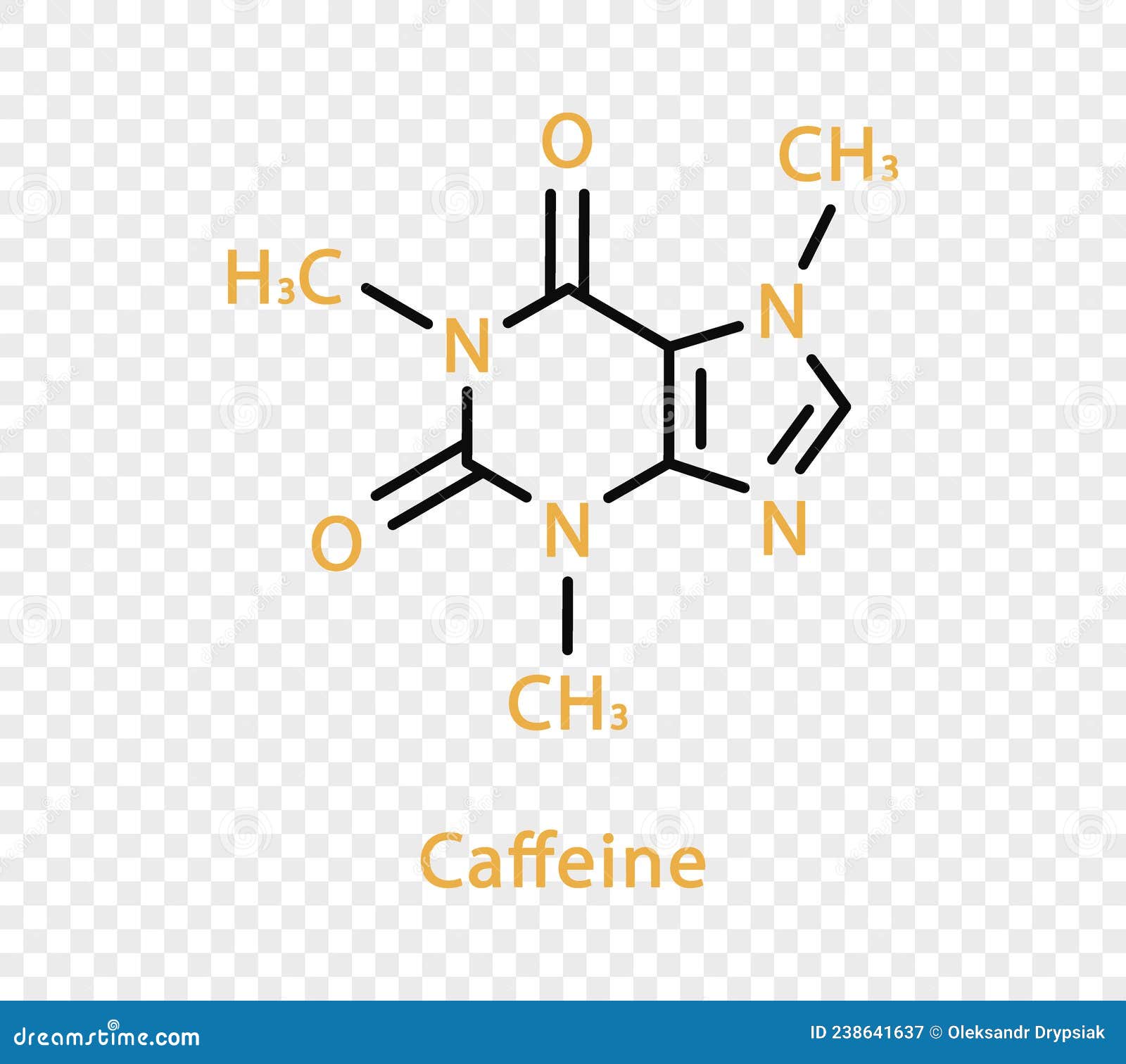 Caffeine Chemical Formula Caffeine Structural Chemical Formula