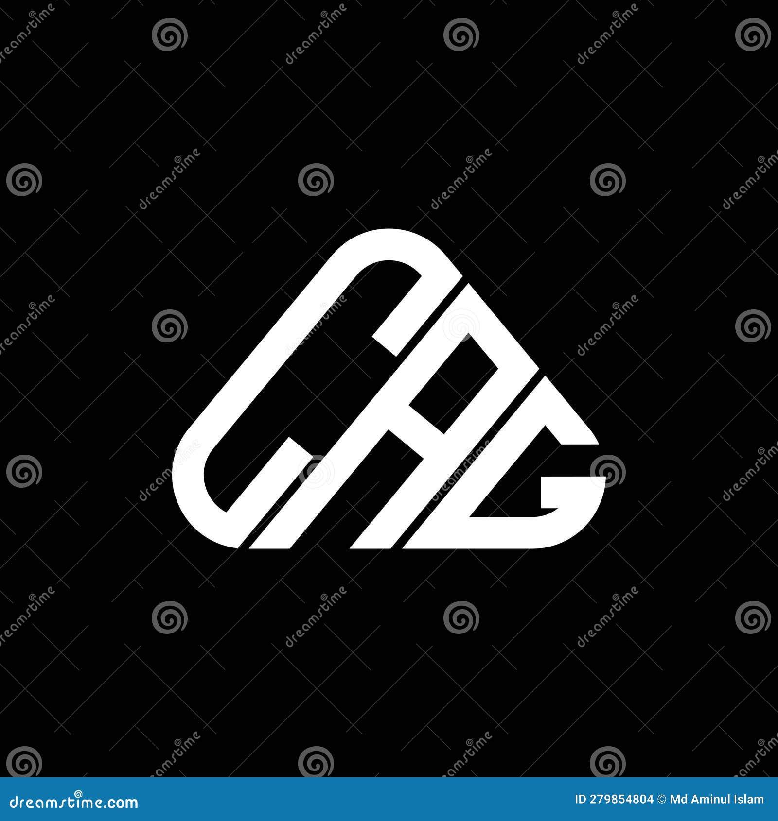 CAG Letter Logo Creative Design with Vector Graphic, CAG Simple and ...