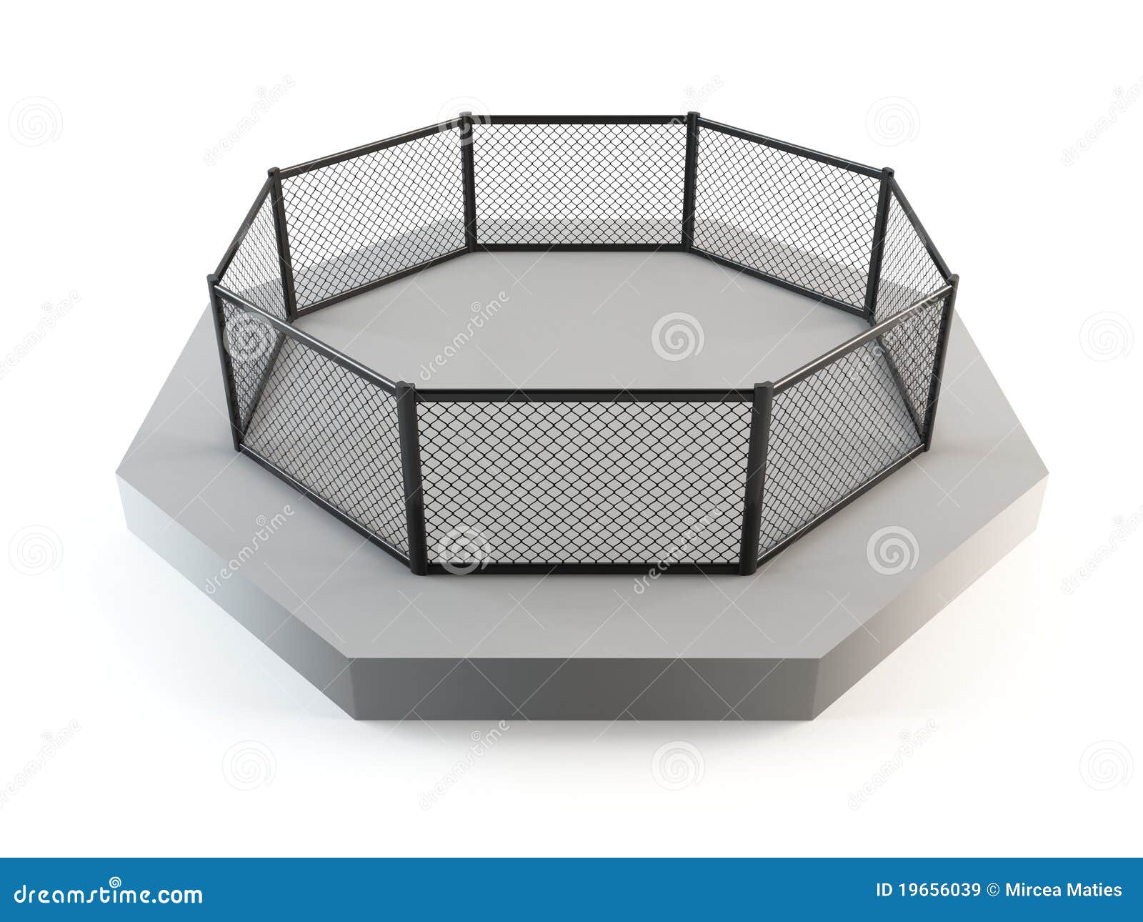 Cage fighting octagon stock illustration. Illustration of mixed - 19656039