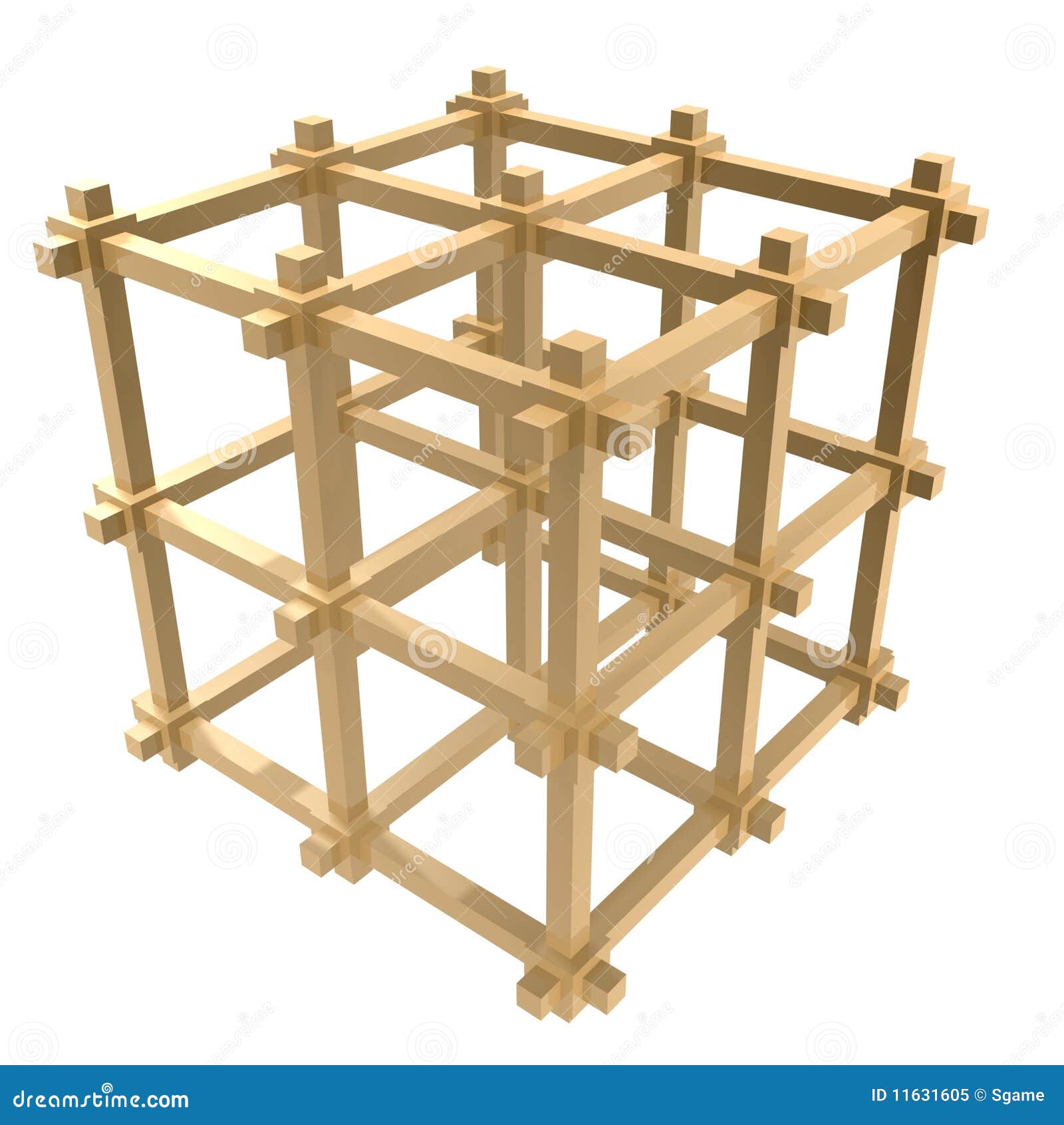 Cage Frame Sturcture Royalty-Free Stock Photography | CartoonDealer.com ...