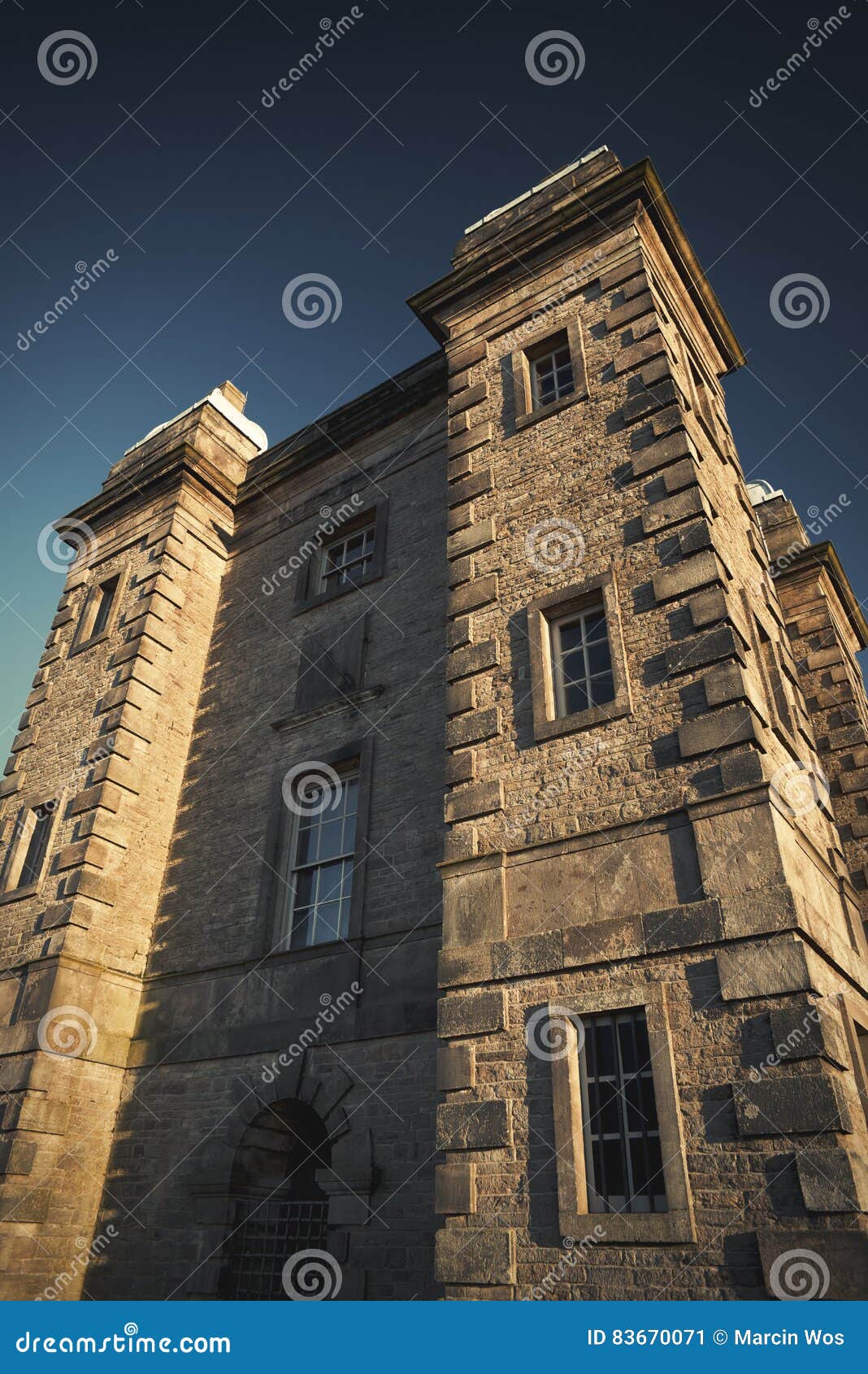 The Cage Lyme Park Tower Disley, Cheshire England Stock Image - Image ...