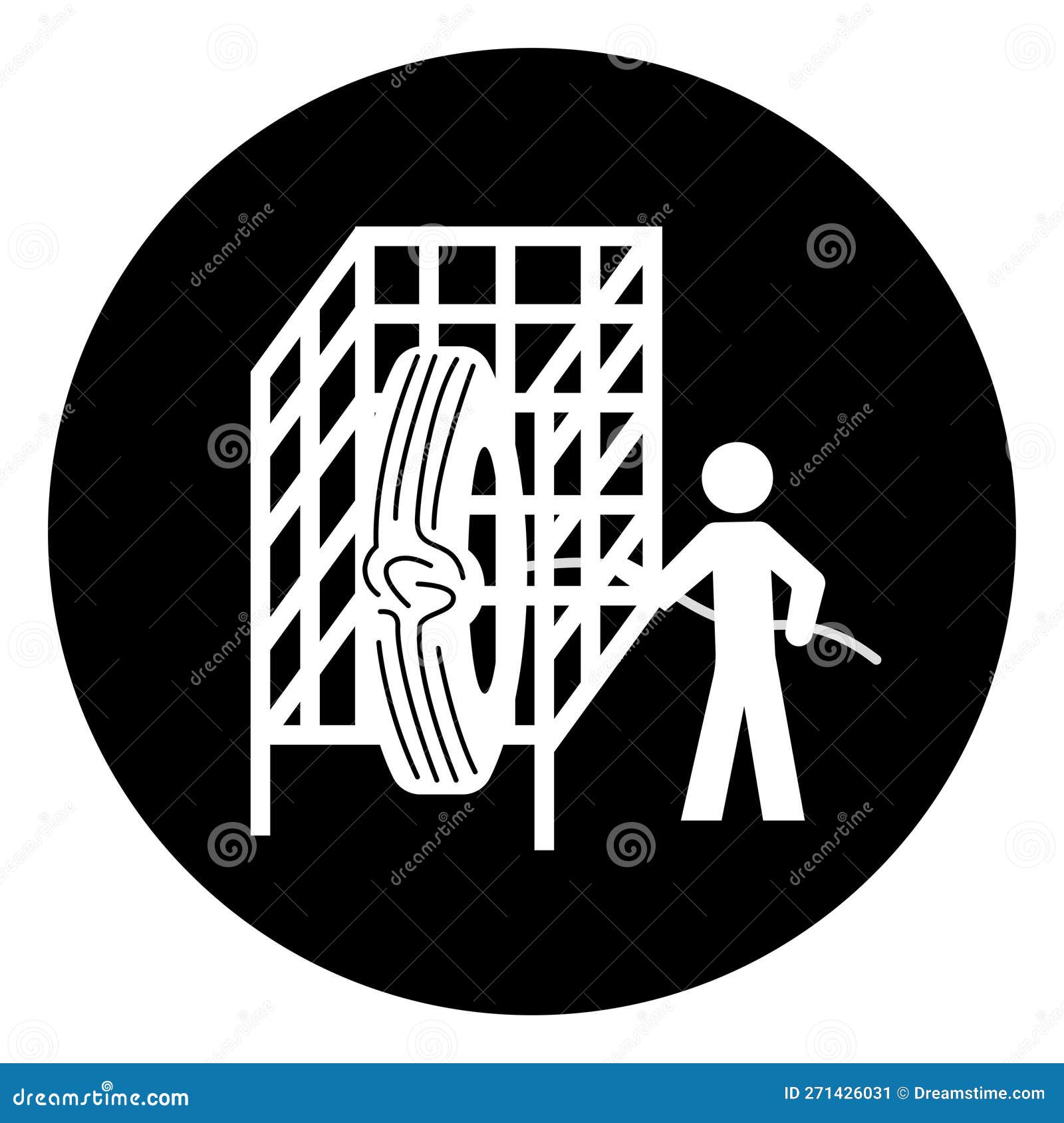 Cage Symbol Sign, Vector Illustration, Isolate on White Background ...