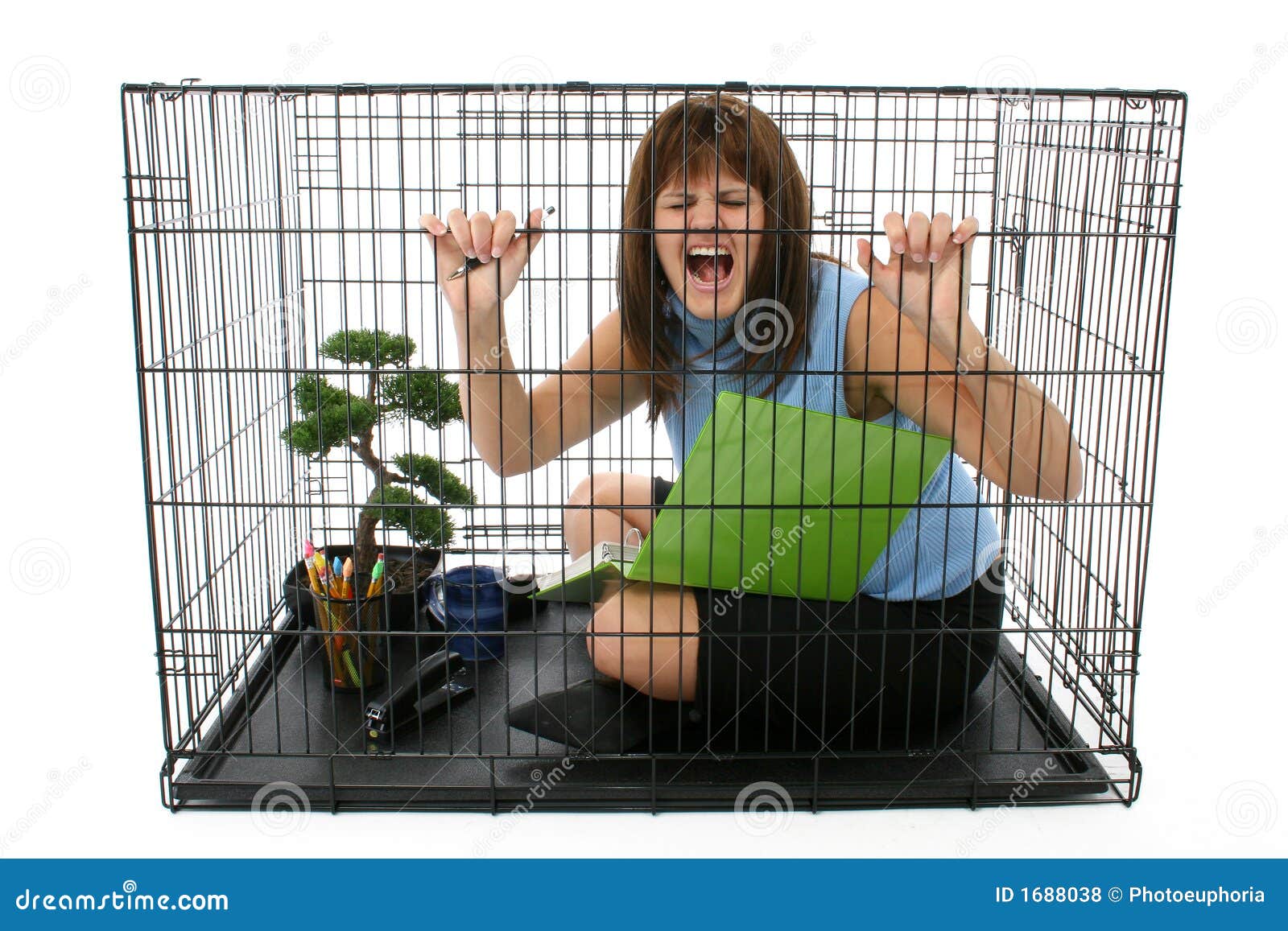 Caged stock photo. Image of internet, laptop, angry, screaming - 1688038