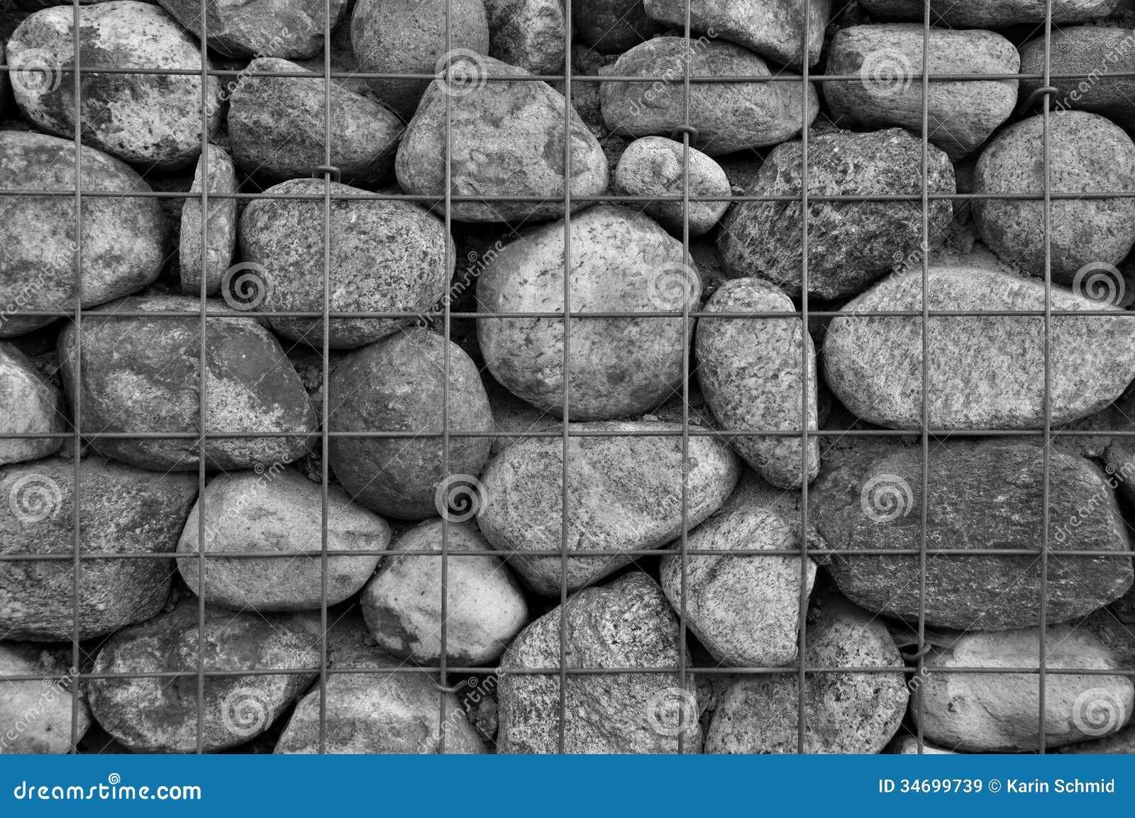 Caged stones stock image. Image of mounting, purity, meditation - 34699739
