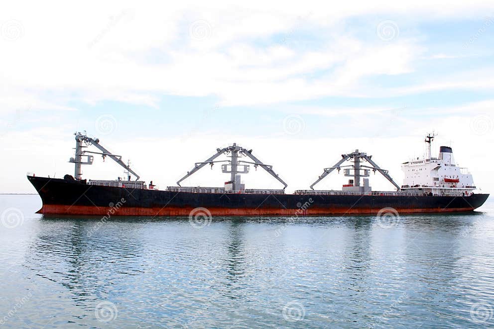 Cargo ship stock photo. Image of cargo, port, afloat, commerce - 6511752