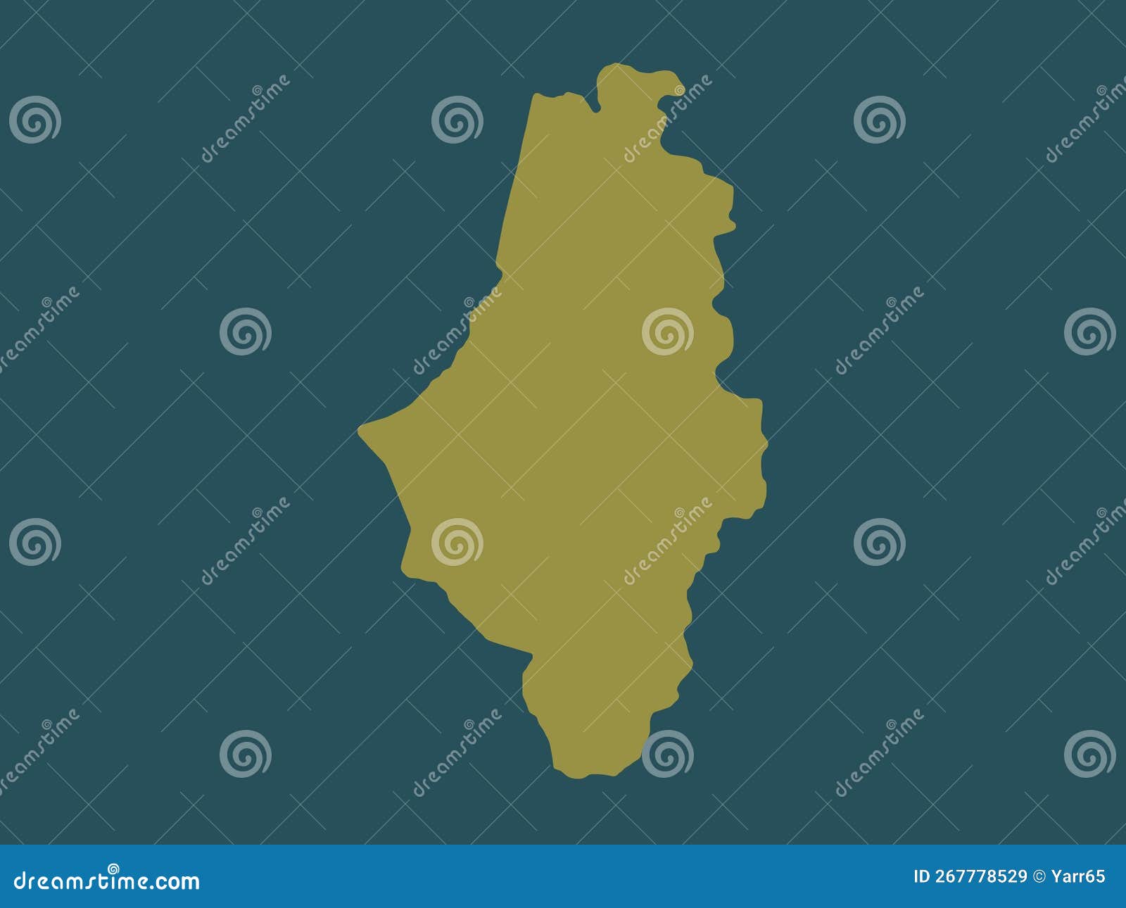 Caguas, Puerto Rico. Solid. No Legend Stock Illustration - Illustration ...