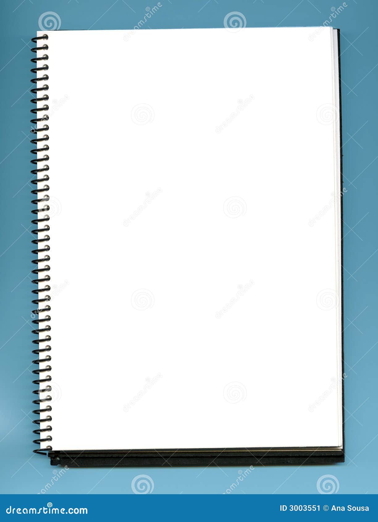 Cahier vide image stock. Image du vide, vieux, bureau - 3003551