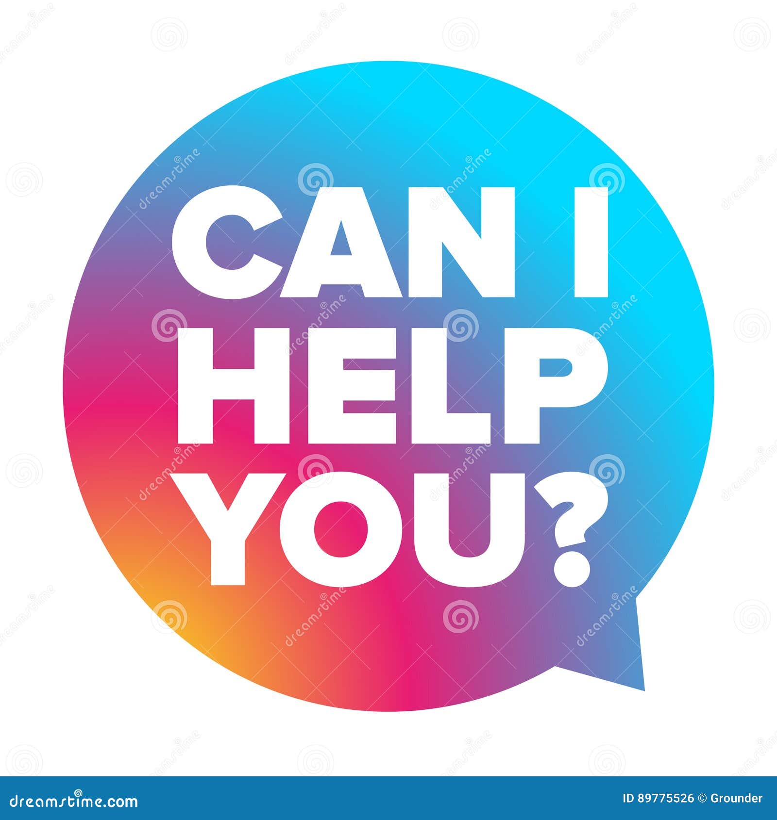 Cai I help you vector stock vector. Illustration of white - 89775526