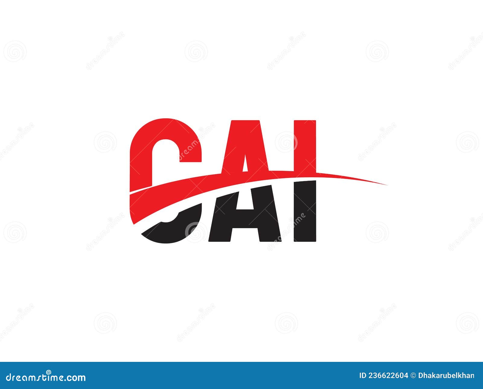 CAI Letter Initial Logo Design Vector Illustration Stock Vector ...