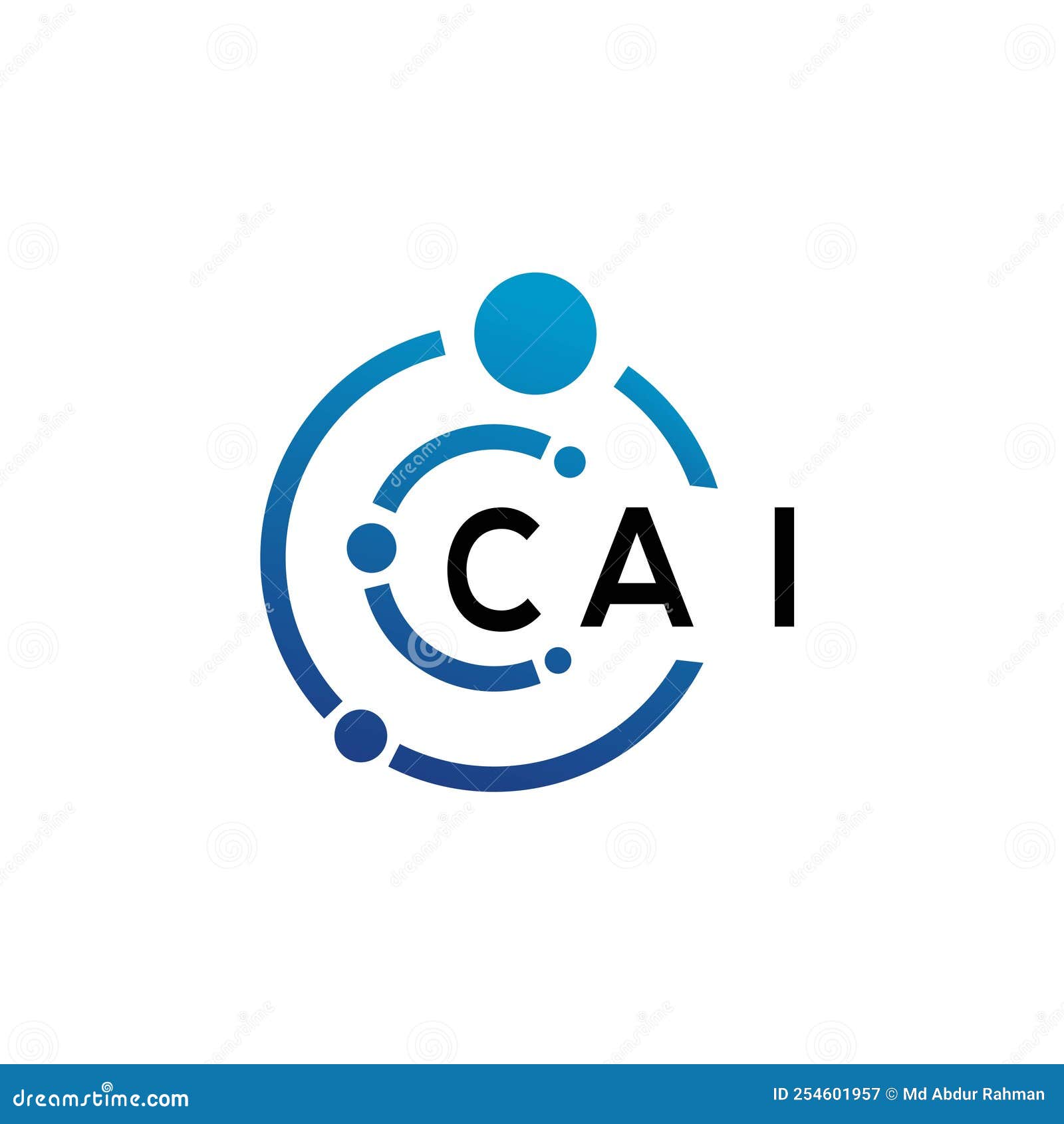 CAI Letter Logo Design on White Background. CAI Creative Initials ...