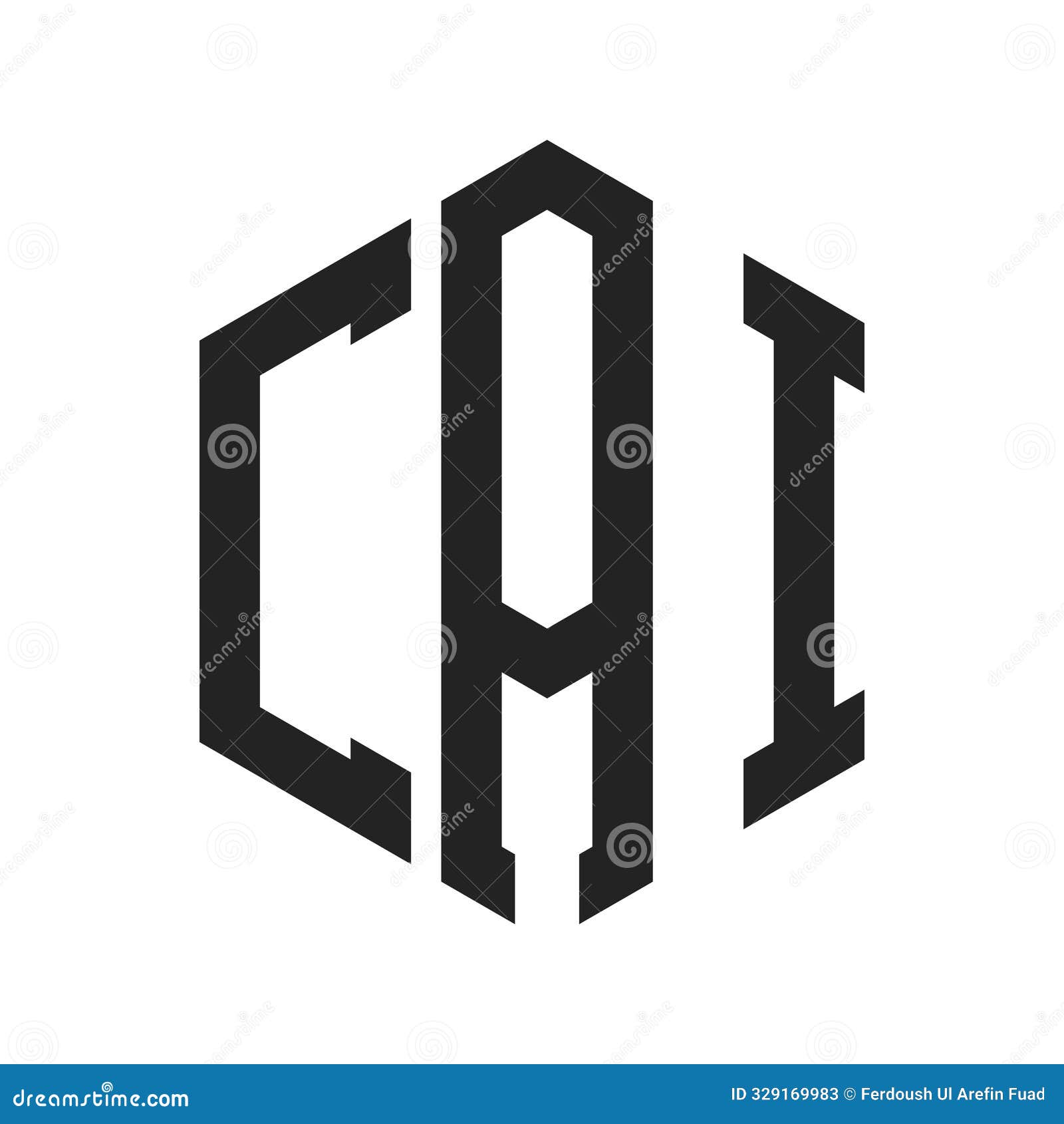 CAI Logo Design. Initial Letter CAI Monogram Logo Using Hexagon Shape ...