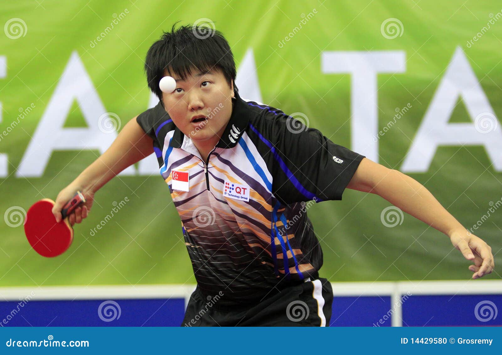 CAI Xiaoli (SIN) editorial image. Image of championships - 14429580