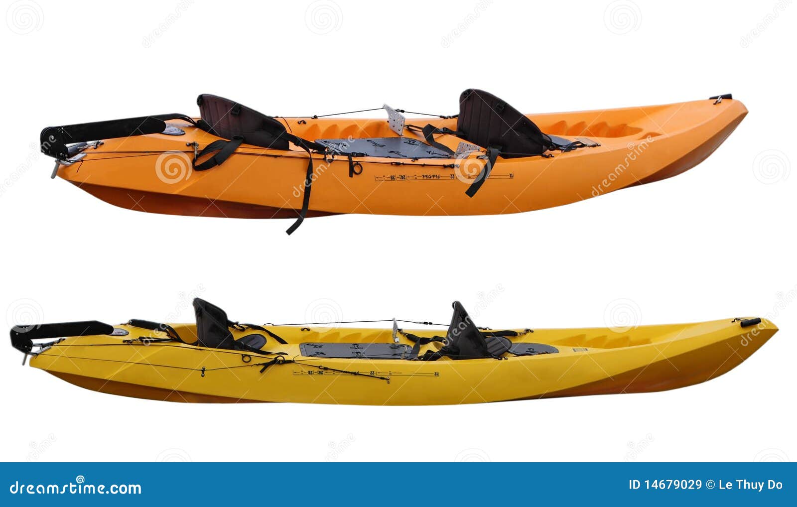 Caiaque dois imagem de stock. Imagem de fundo, assento - 14679029