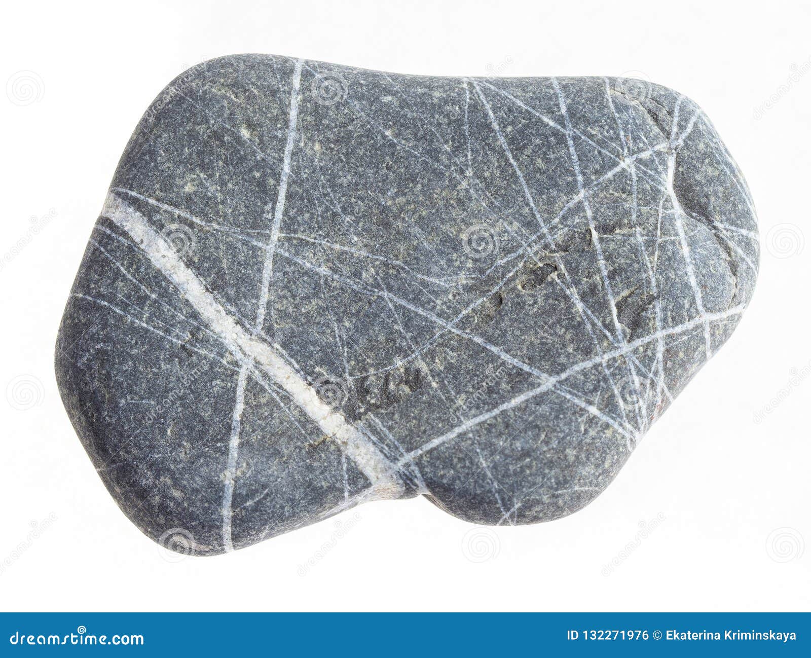 Caillou De Pierre De Grauwacke Sur Le Blanc Photo stock - Image du ...