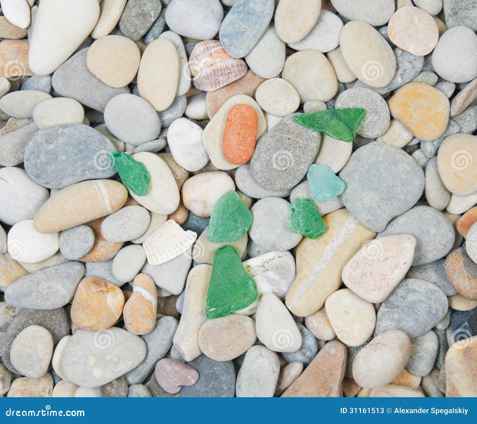 Caillou et verre de mer image stock. Image du vert, gravier - 31161513