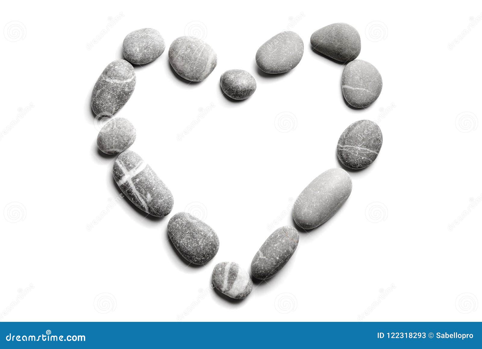 Cailloux Sur Le Fond Blanc, Caillou De Mer Image stock - Image du ...