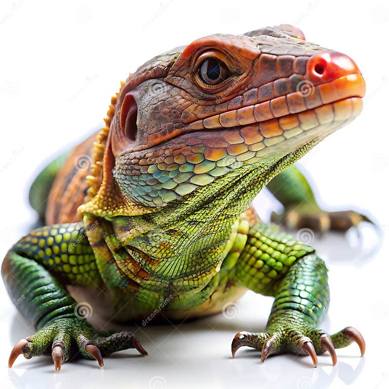 Caiman Lizard stock illustration. Illustration of obsolete - 343367528