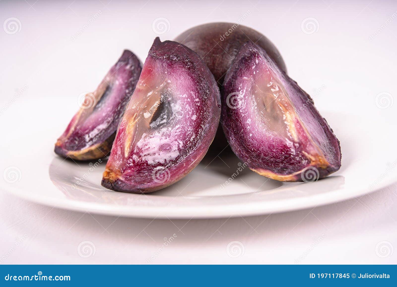 Caimito fruit, vegan diet stock image. Image of isolated - 197117845
