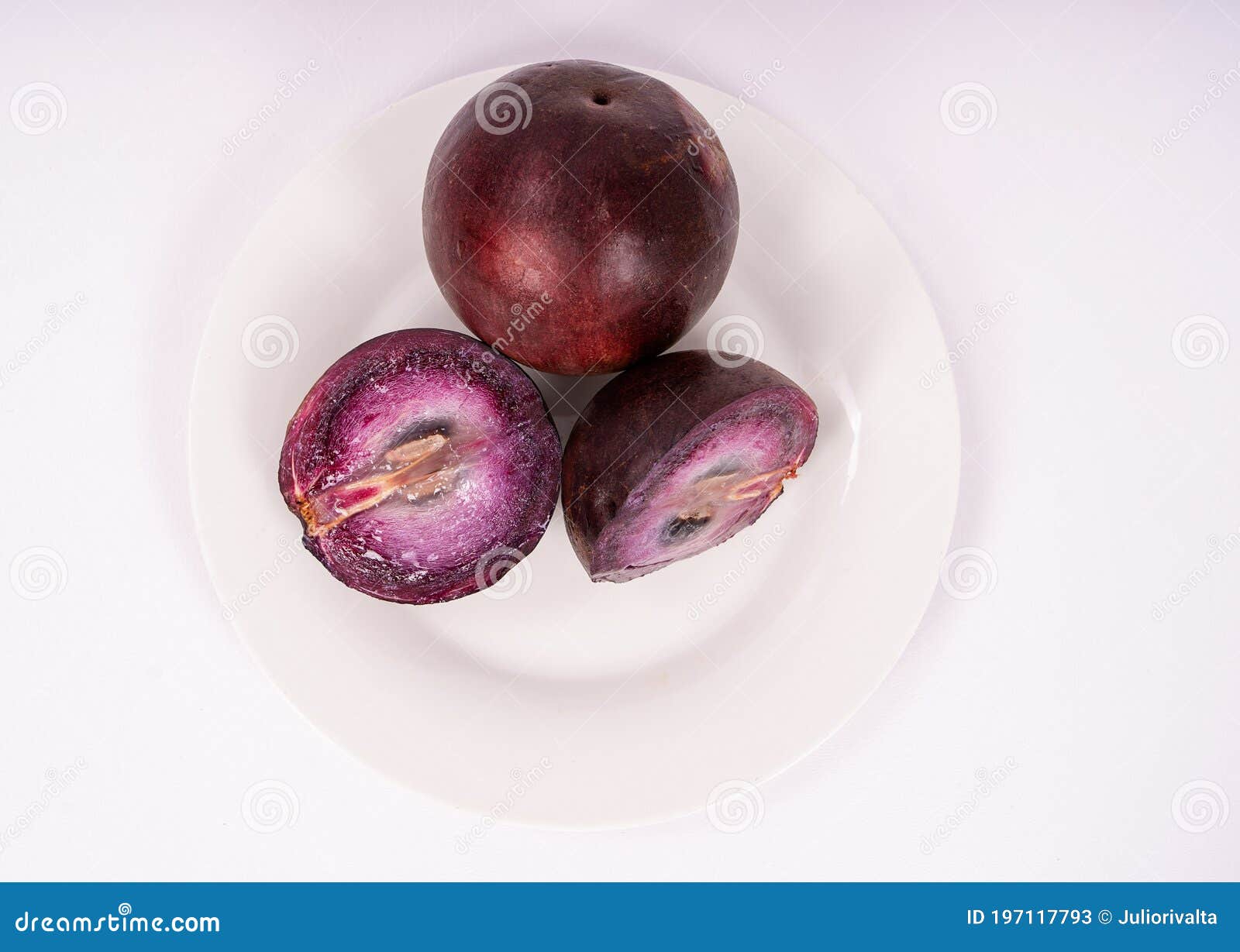 Caimito fruit, vegan diet stock image. Image of background - 197117793