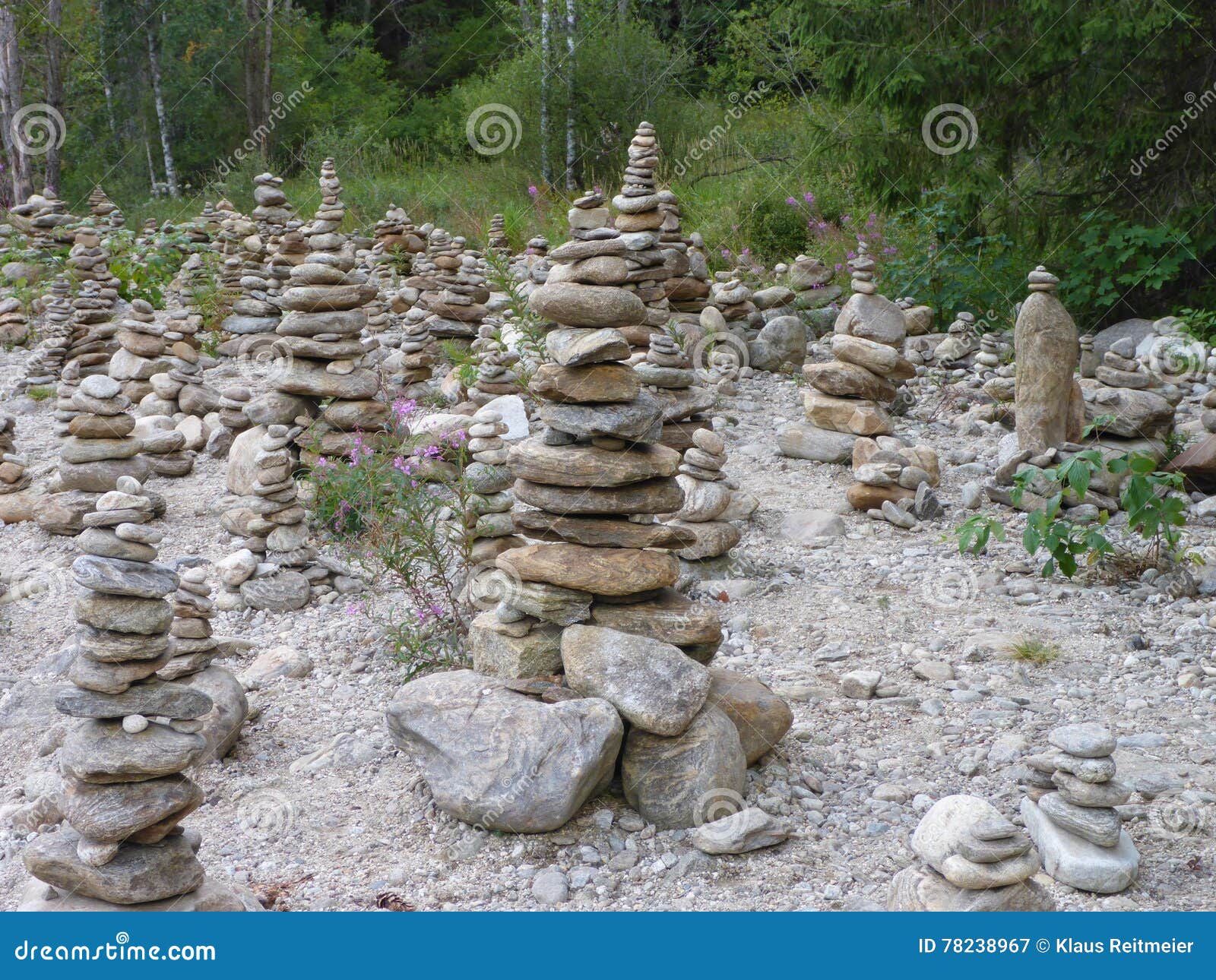 Cairn stock image. Image of time, stones, landmark, cairns - 78238967